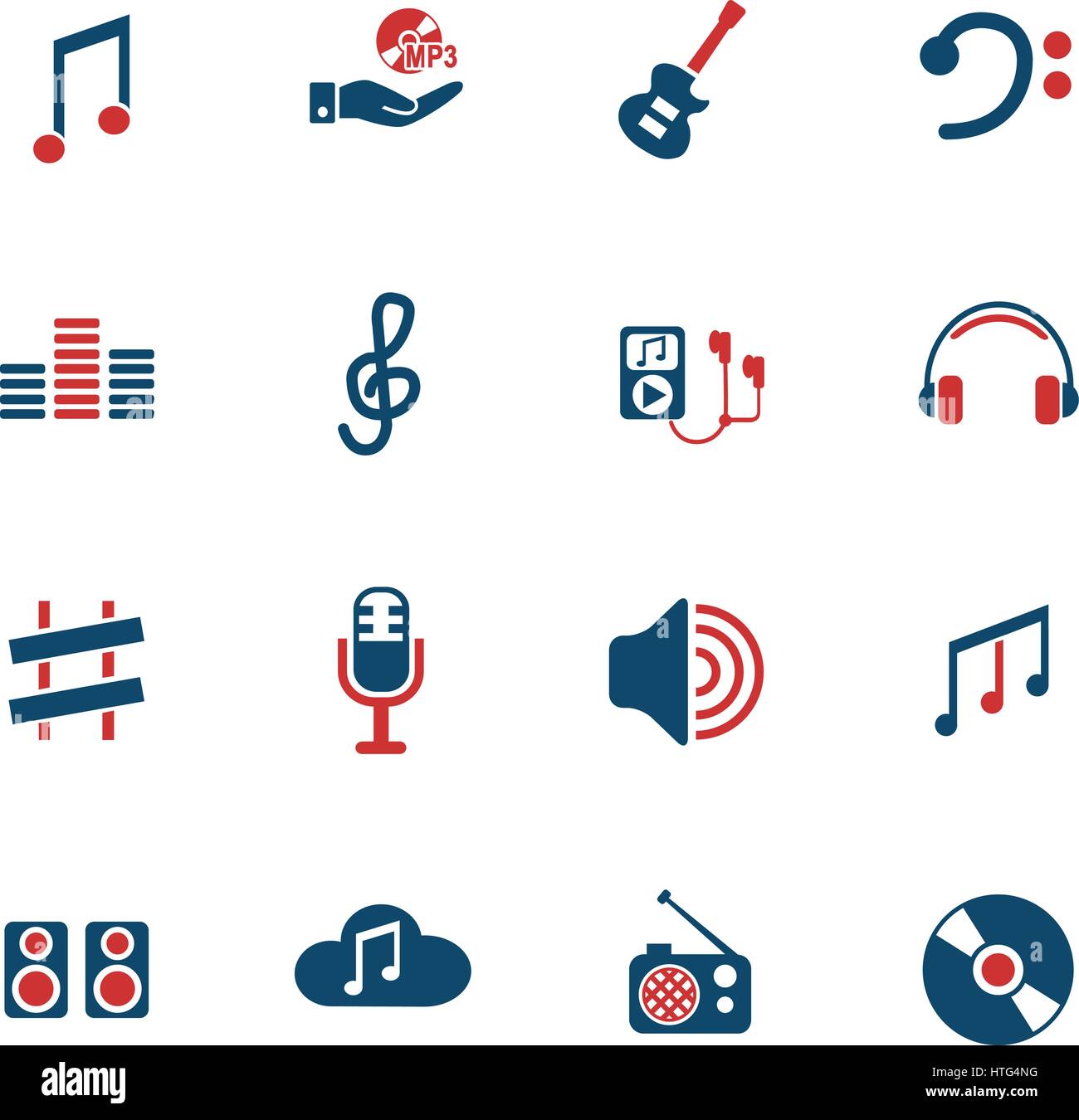 music web icons for user interface design Stock Vector Image & Art - Alamy