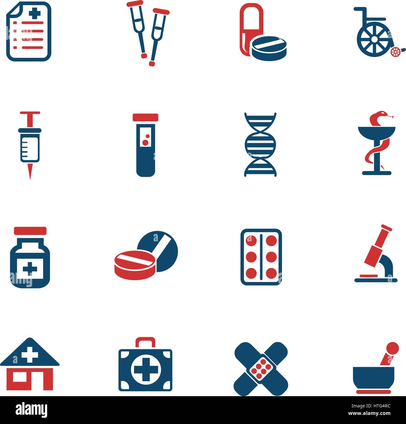 pharmacy web icons for user interface design Stock Vector Image & Art ...