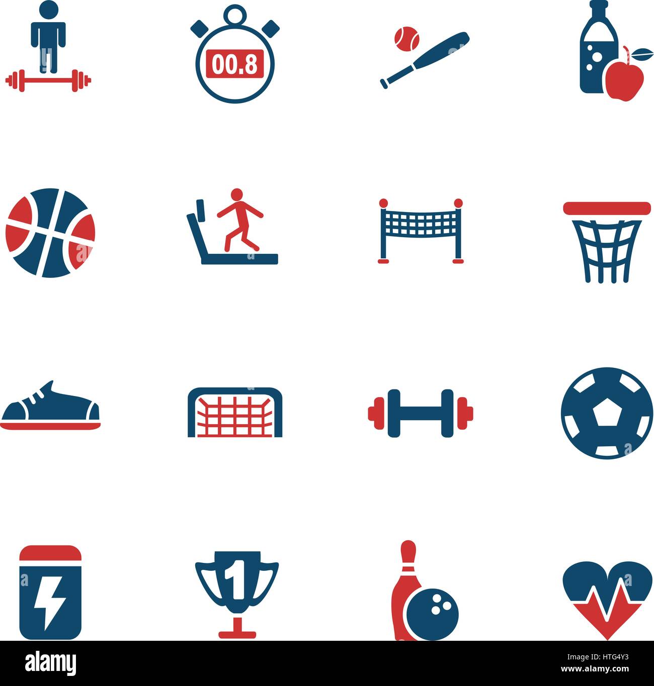 sport web icons for user interface design Stock Vector Image & Art - Alamy