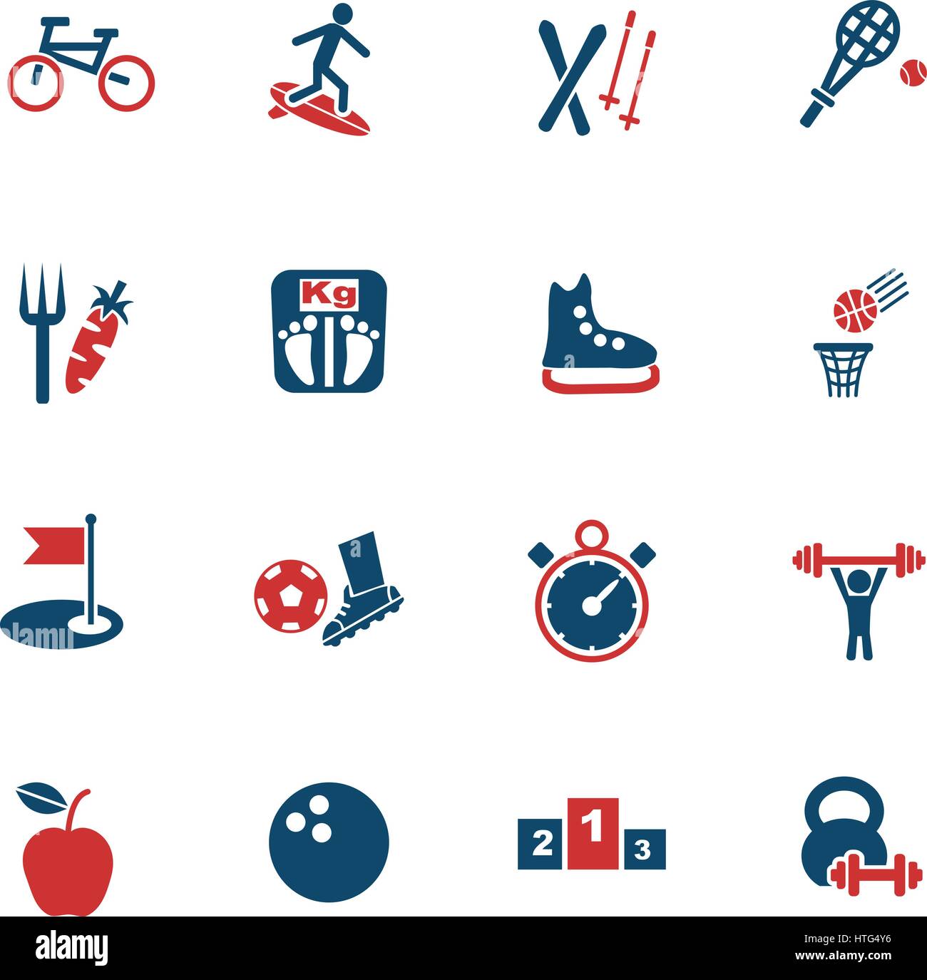 sport web icons for user interface design Stock Vector Image & Art - Alamy