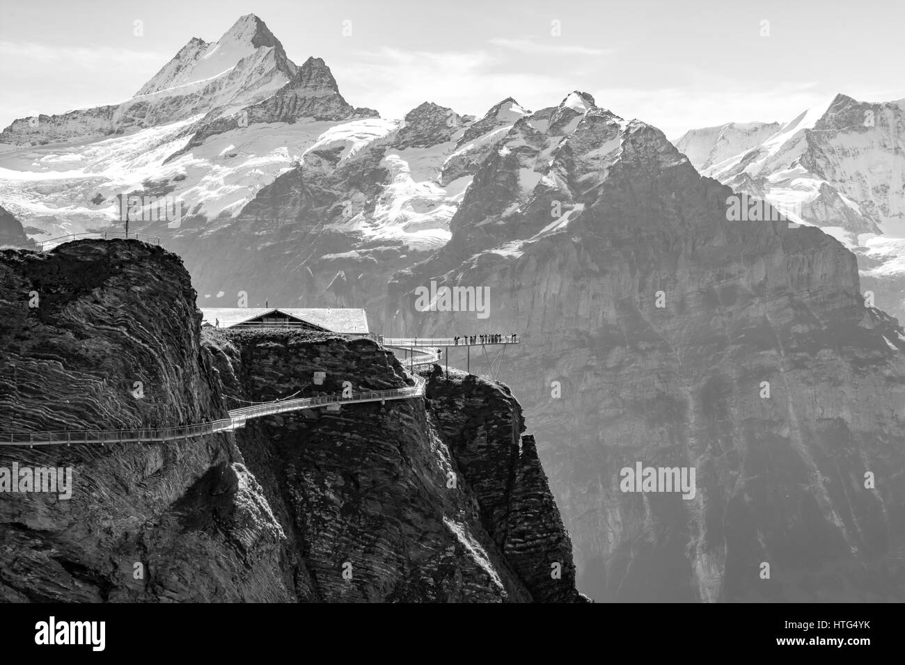 Cliff view Black and White Stock Photos & Images - Alamy