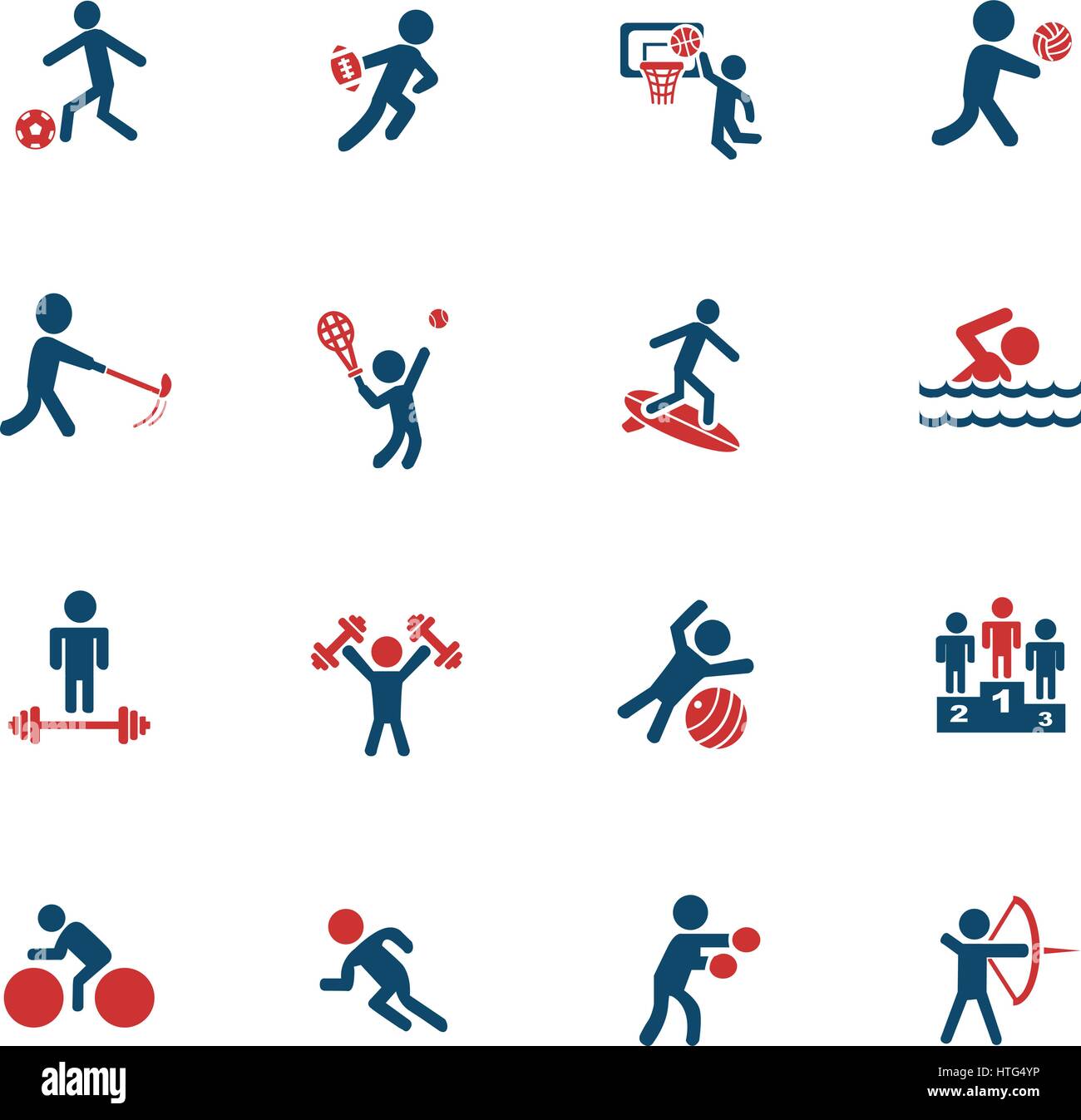 sport web icons for user interface design Stock Vector Image & Art - Alamy