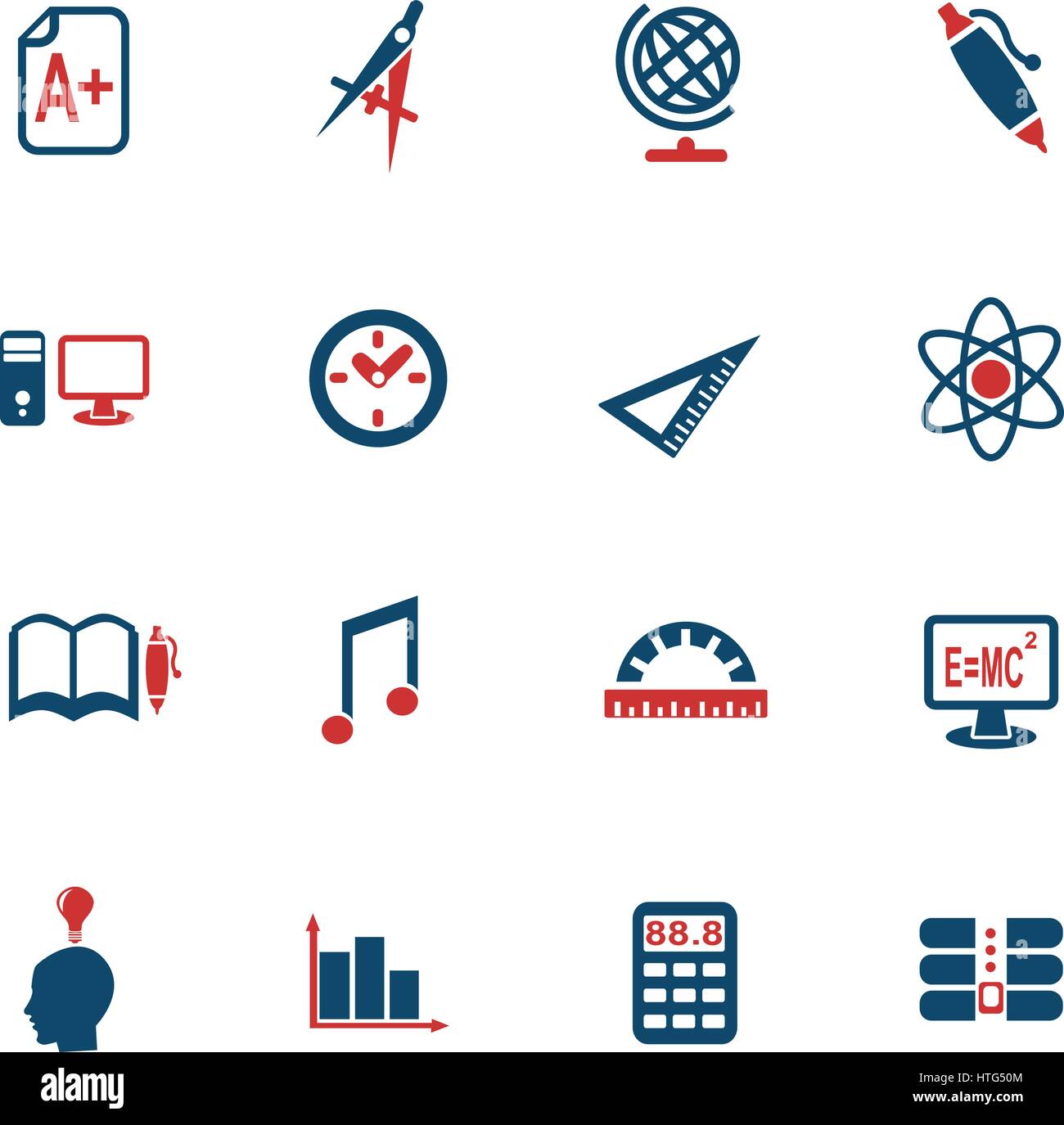 university web icons for user interface design Stock Vector Image & Art ...