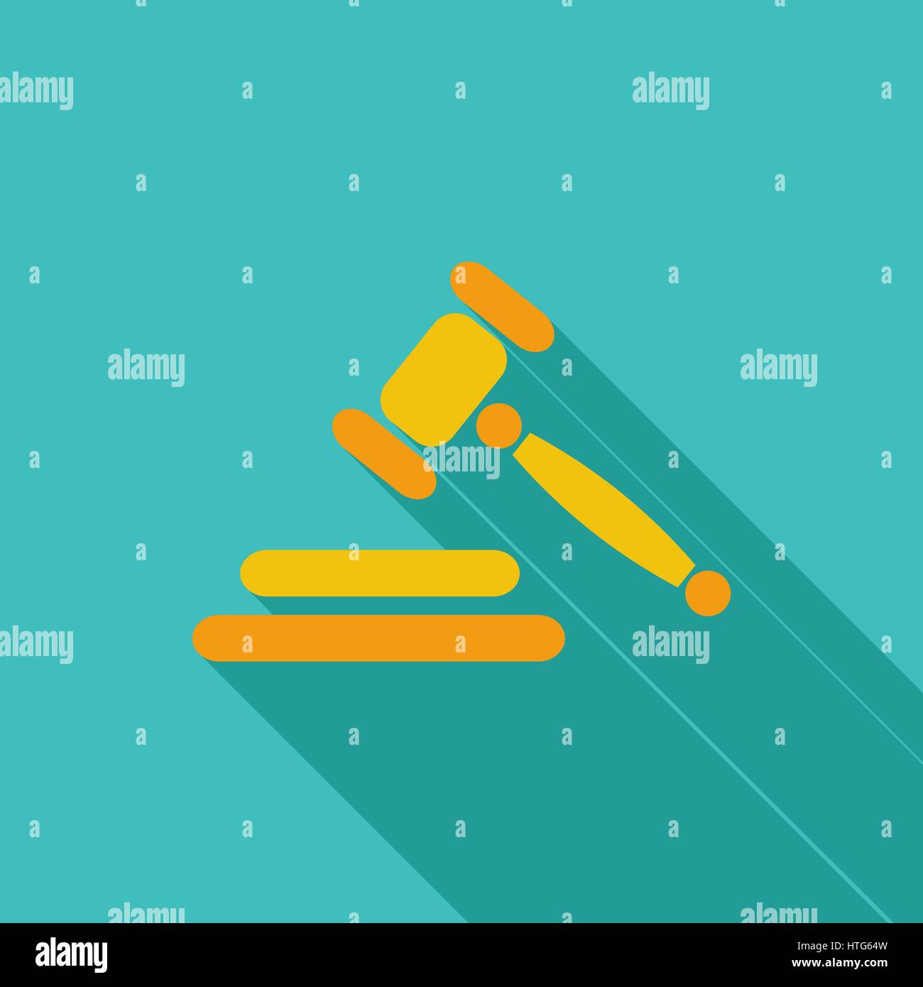 Auction flat icon Stock Vector Image & Art - Alamy