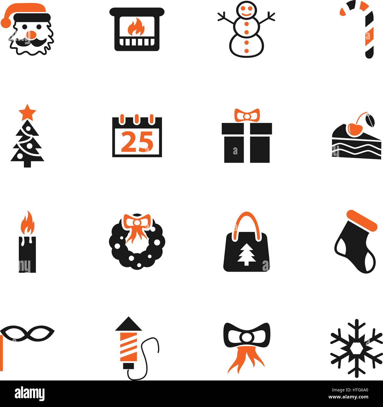 christmas web icons for user interface design Stock Vector Image & Art ...