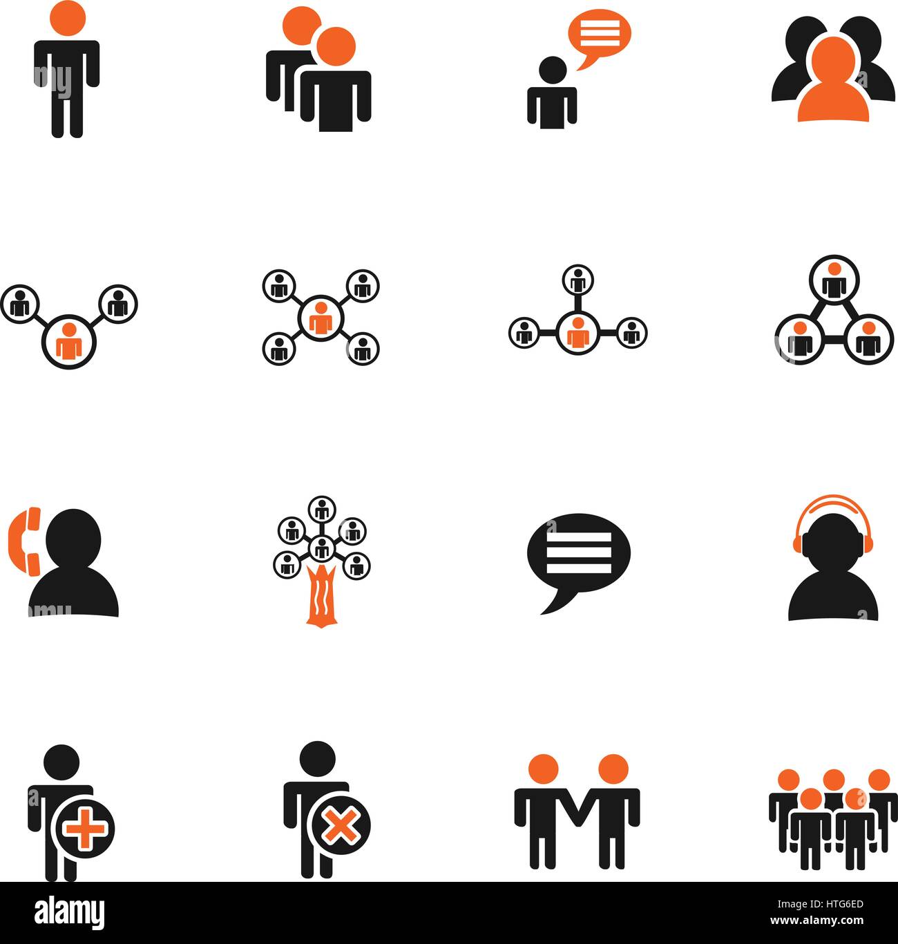 community web icons for user interface design Stock Vector Image & Art ...