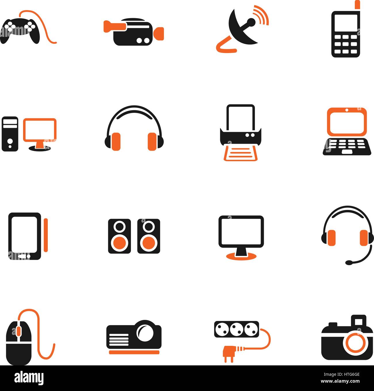 devices web icons for user interface design Stock Vector Image & Art ...