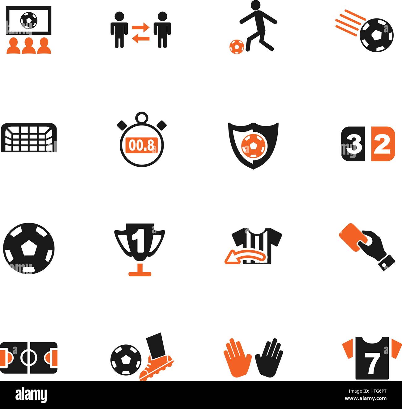 football web icons for user interface design Stock Vector Image & Art ...