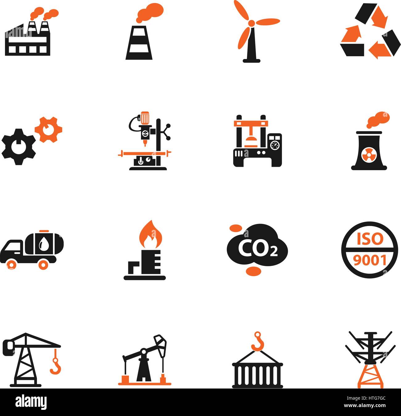 industry web icons for user interface design Stock Vector Image & Art ...