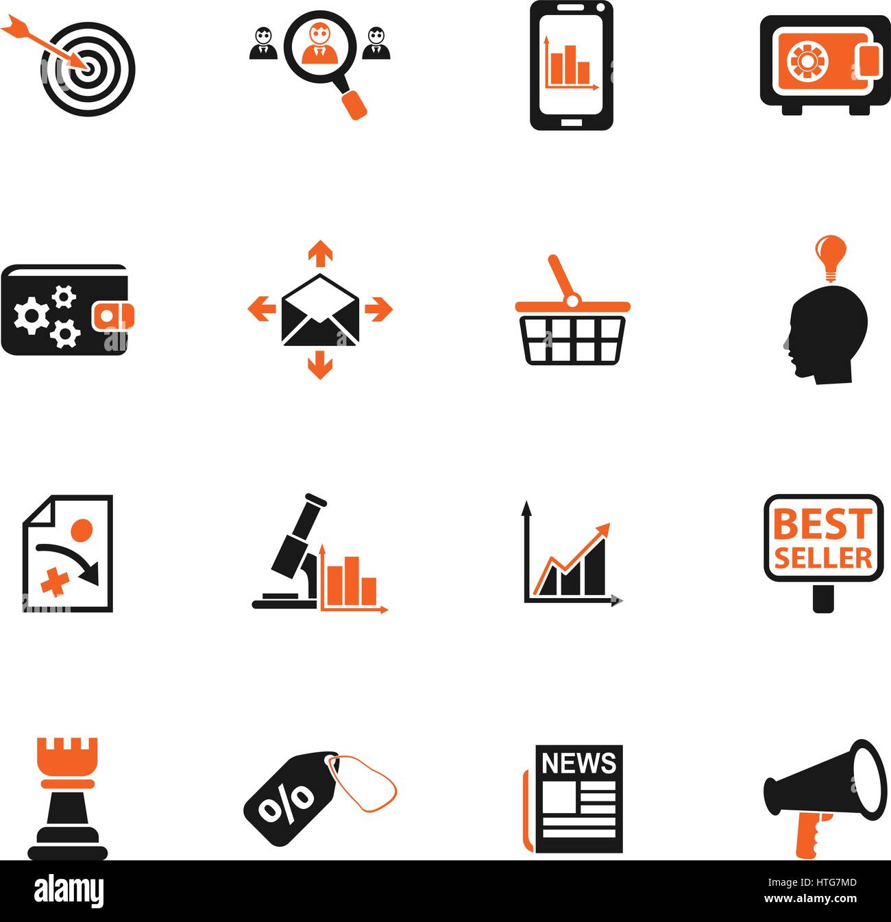 marketing web icons for user interface design Stock Vector Image & Art ...