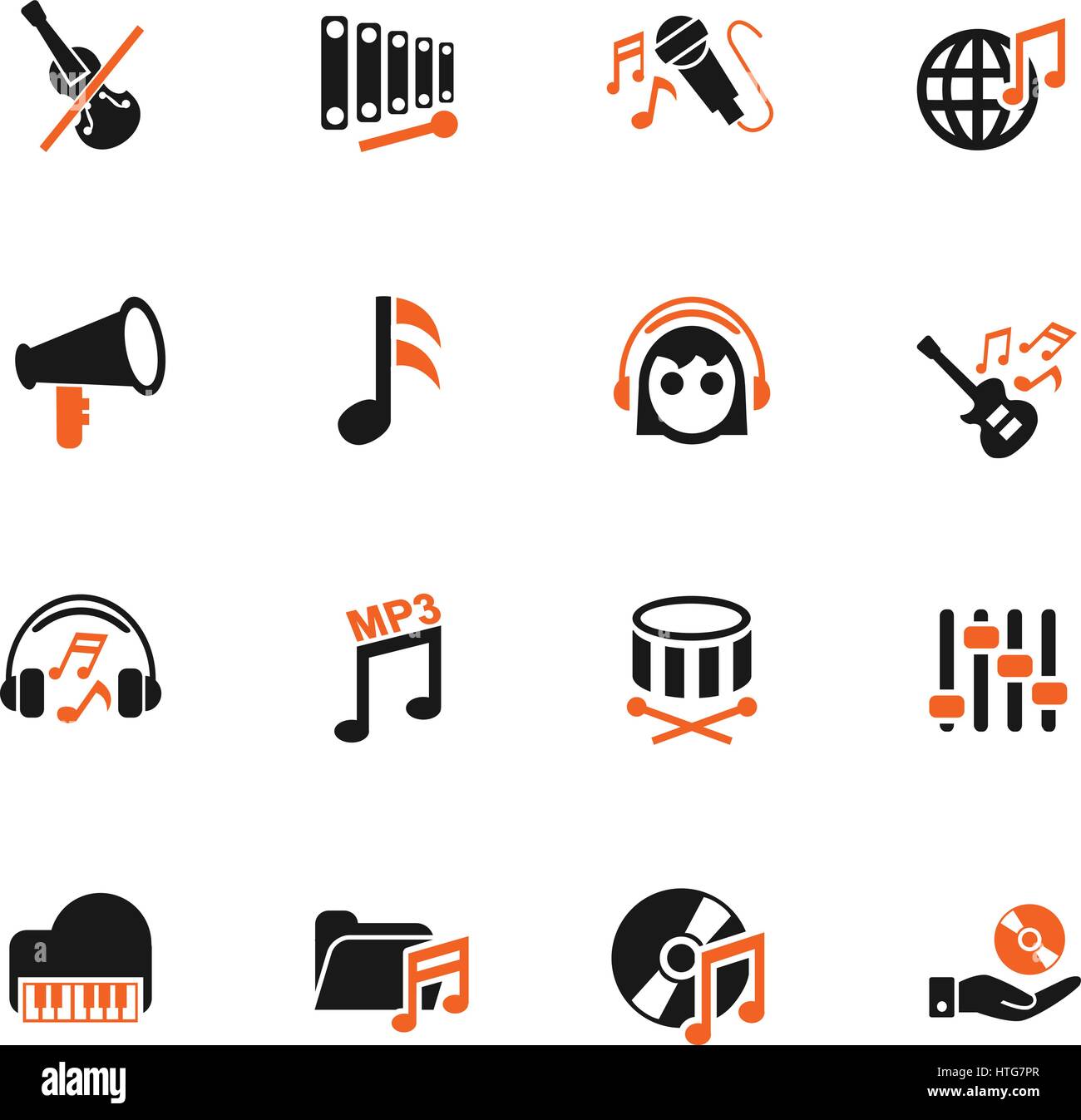music web icons for user interface design Stock Vector Image & Art - Alamy