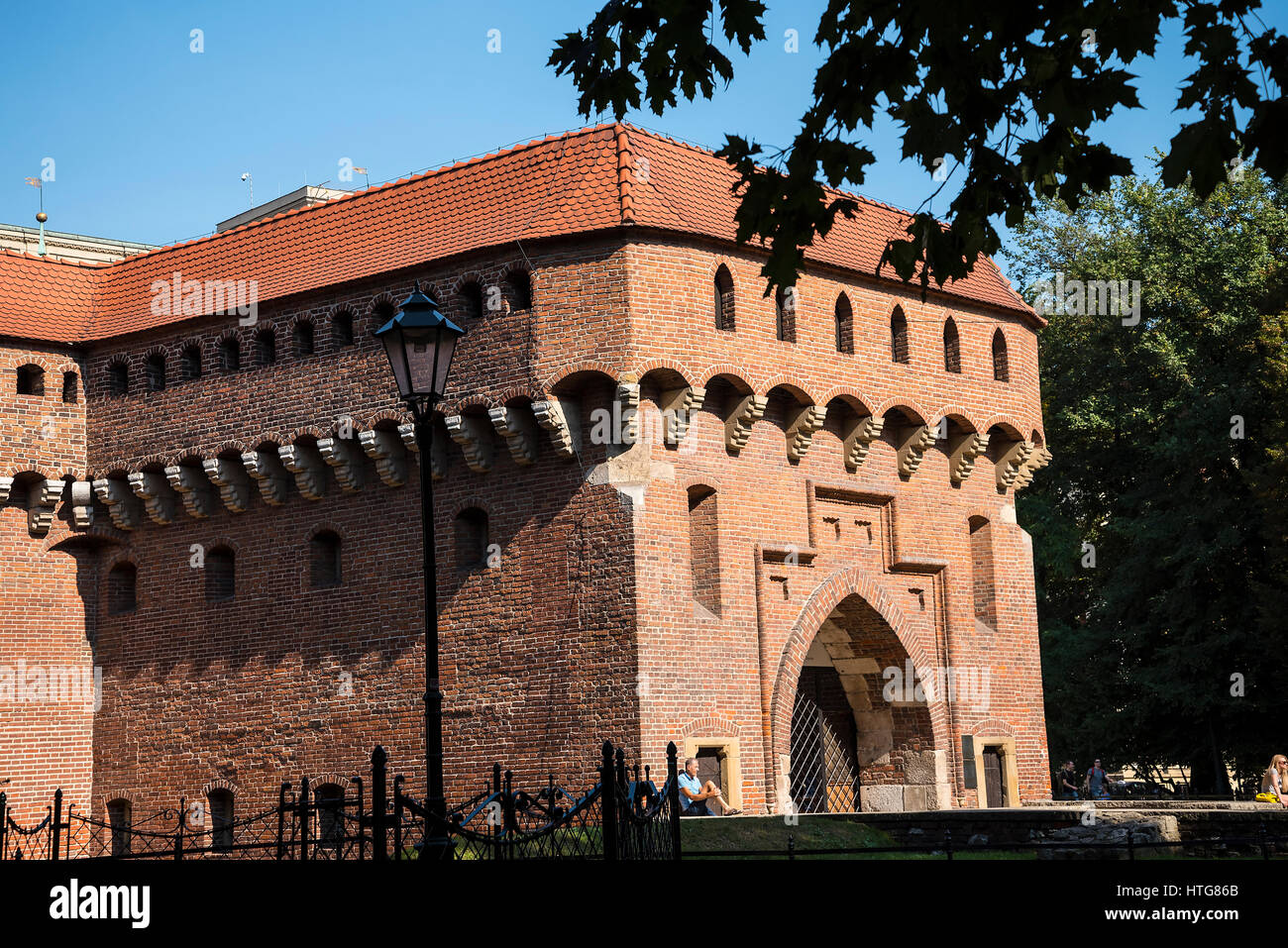 The Barbican or Bastion is a historic gateway leading into the Old Town ...