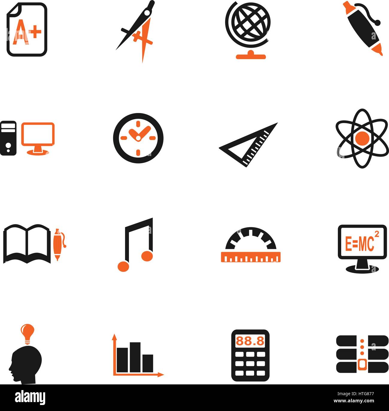 university web icons for user interface design Stock Vector Image & Art ...