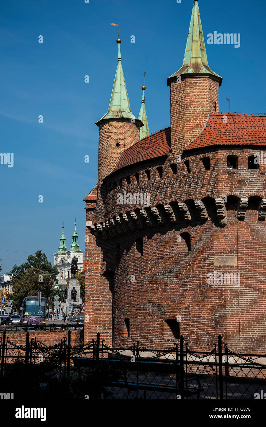 The Barbican or Bastion is a historic gateway leading into the Old Town ...