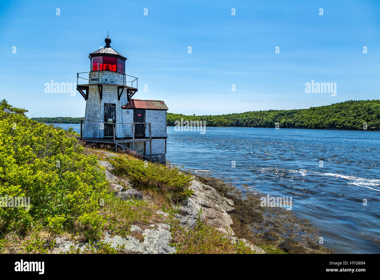Squirrel Point Light is a lighthouse marking the southwestern point of ...