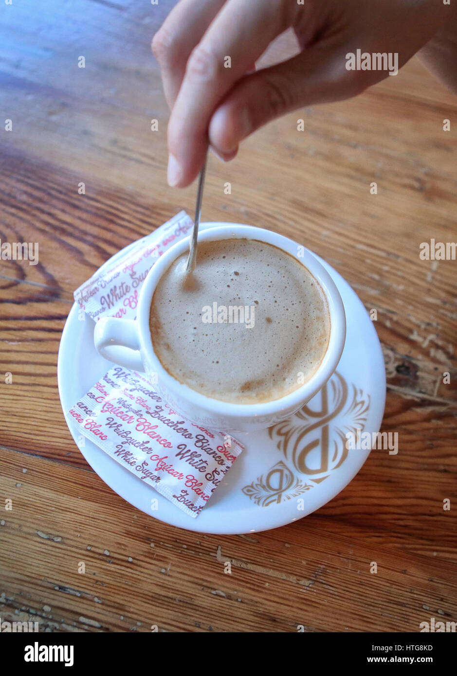 morning milk coffee Stock Photo - Alamy