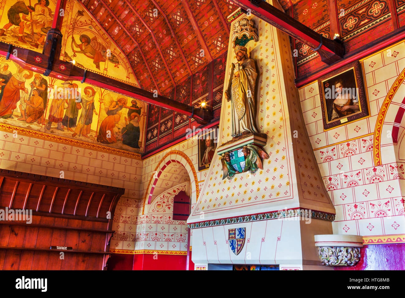 Castle Coch, Castell Coch, The Red Castle, Tongwylais, Cardiff, Wales ...