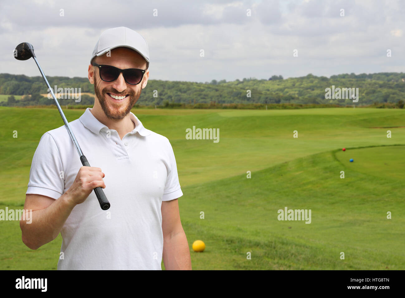 Golfer man hi-res stock photography and images - Alamy