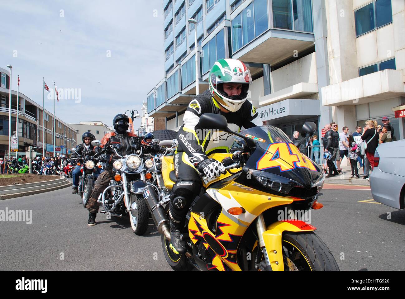Motorcycles bikers motorbikes hi-res stock photography and images - Alamy