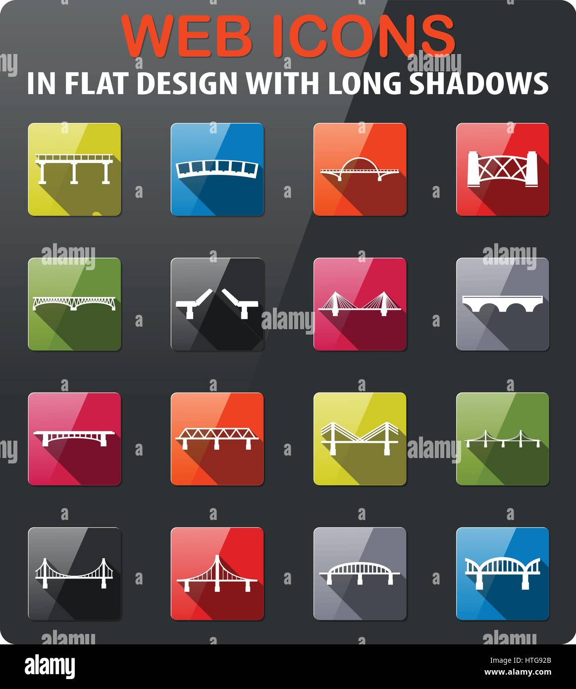 Long bridges Stock Vector Images - Alamy