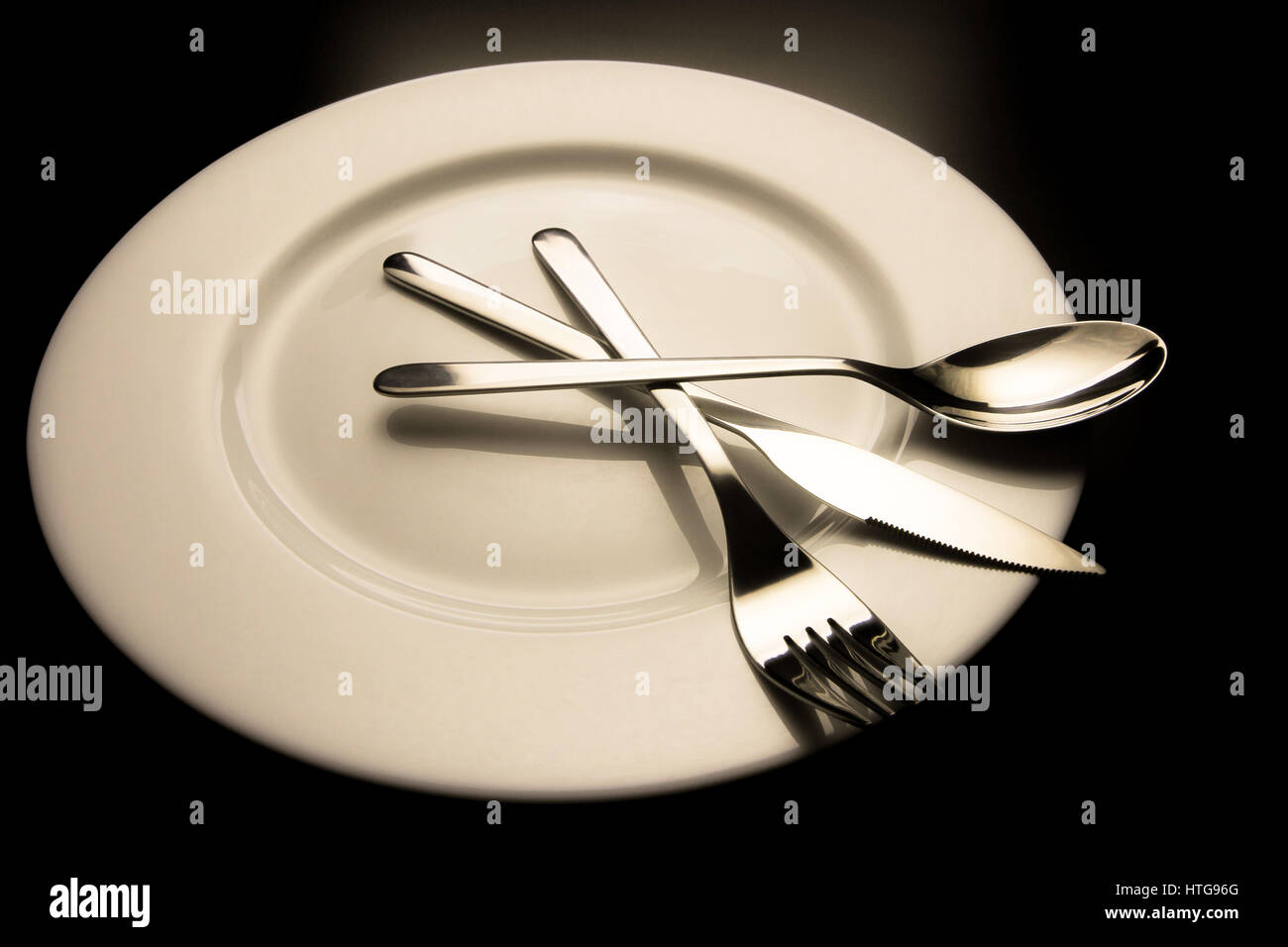 Cutlery as a fine art with beautiful soft light Stock Photo - Alamy