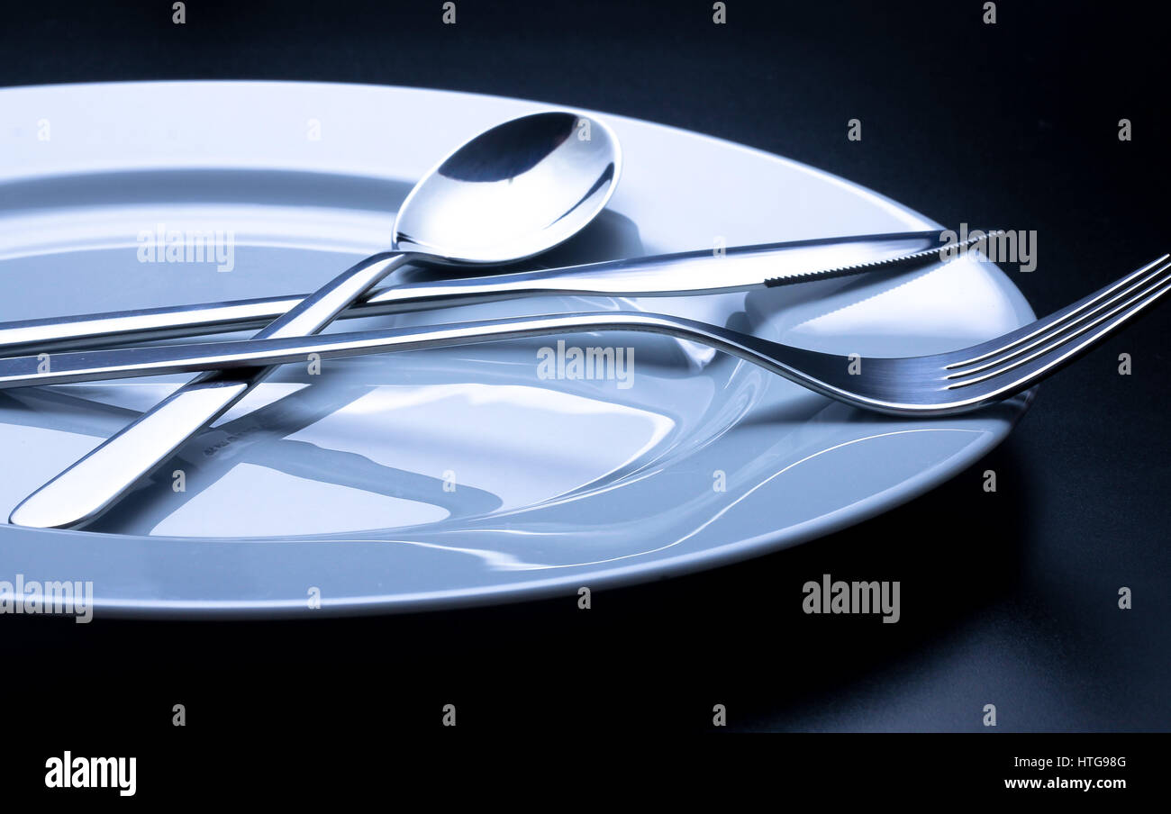 Cutlery as a fine art with beautiful soft light Stock Photo - Alamy