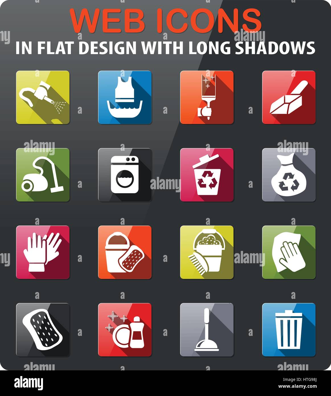 Cleaning machine in office Stock Vector Images - Alamy