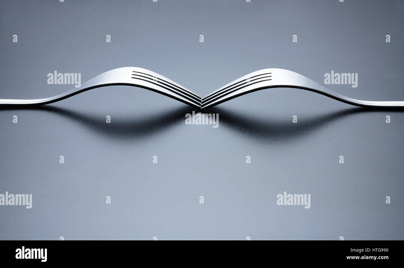 Cutlery as a fine art with beautiful soft light Stock Photo - Alamy