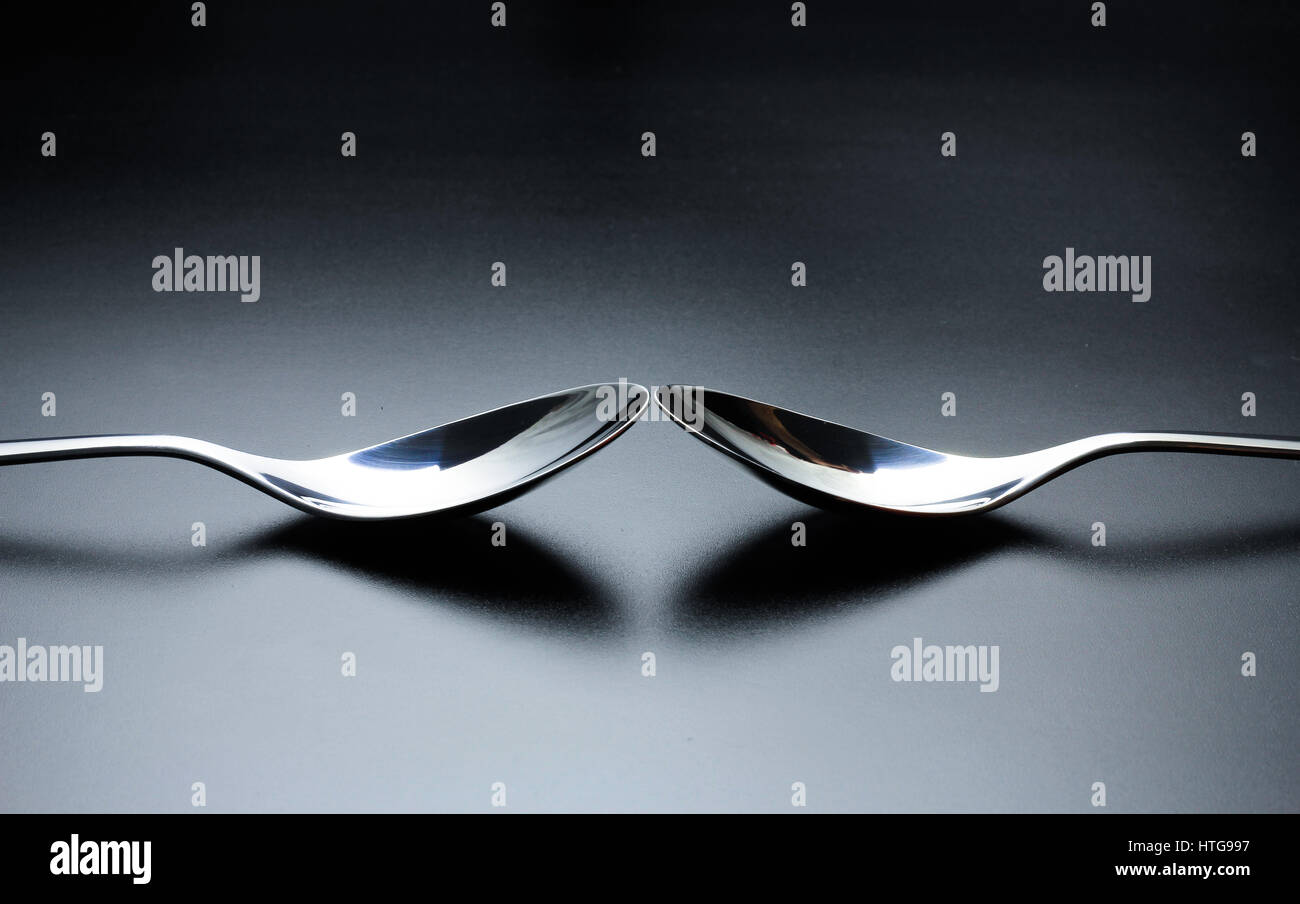Cutlery as a fine art with beautiful soft light Stock Photo - Alamy