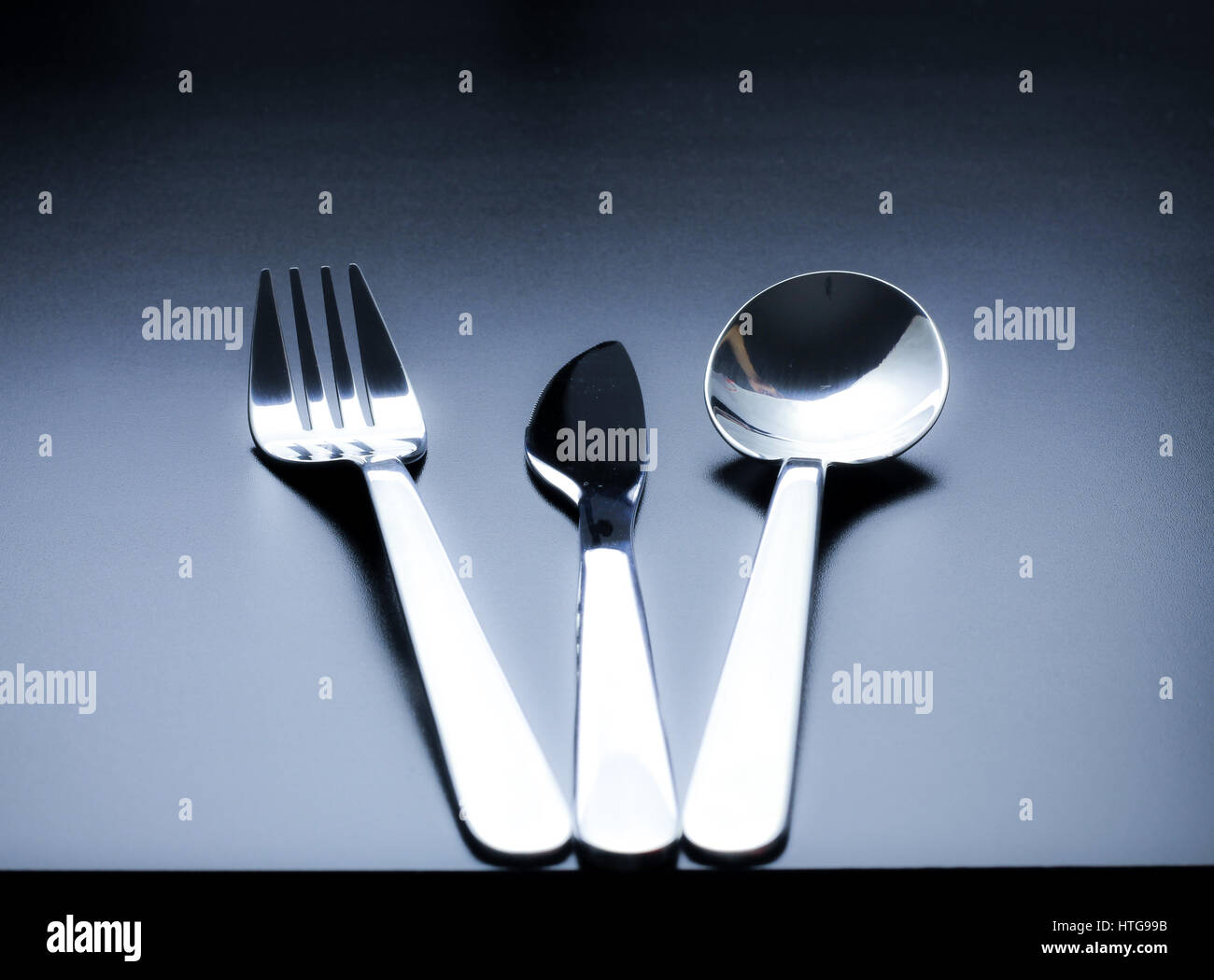 Cutlery as a fine art with beautiful soft light Stock Photo - Alamy