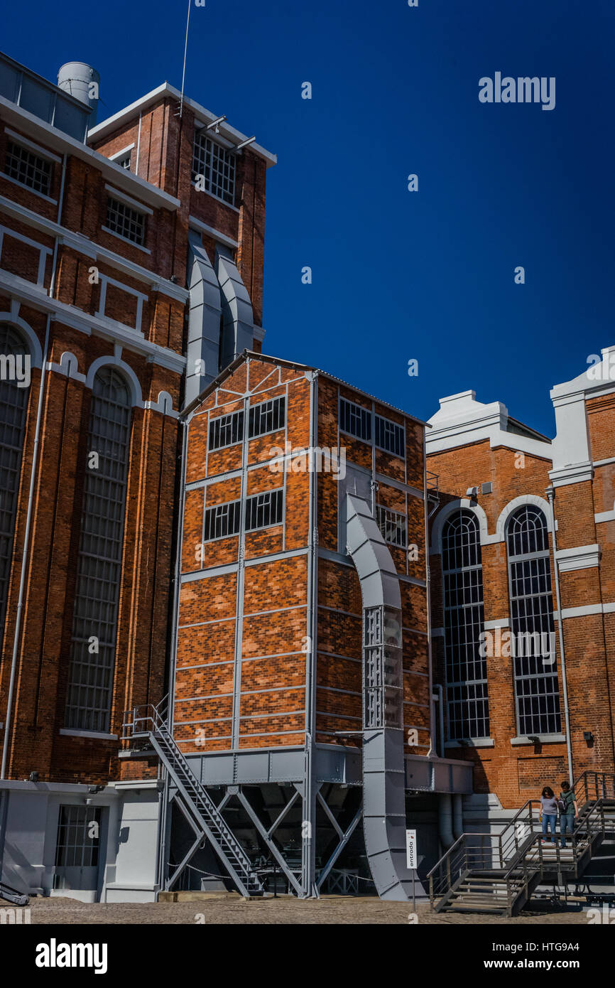 Electricity Museum situated on the Targus riverfront, Bélem, Lisbon ...