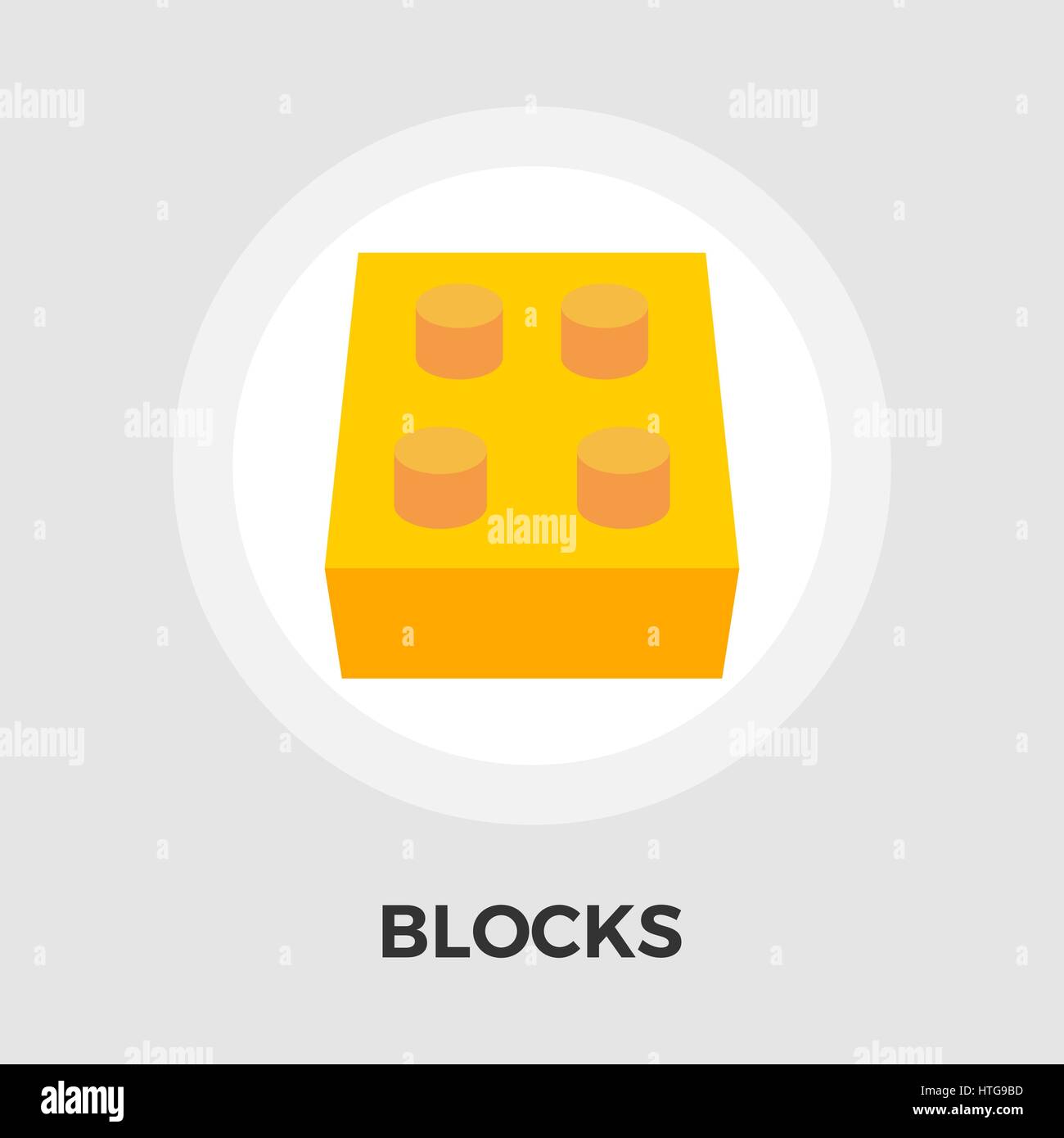 Blocks icon vector. Flat icon isolated on the white background ...