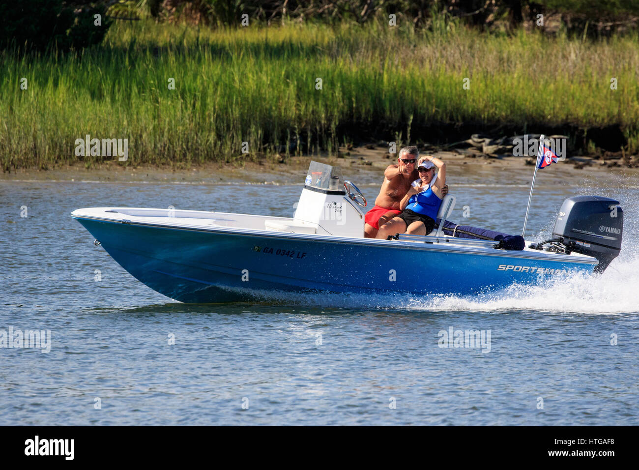 Small river boat hi-res stock photography and images - Alamy