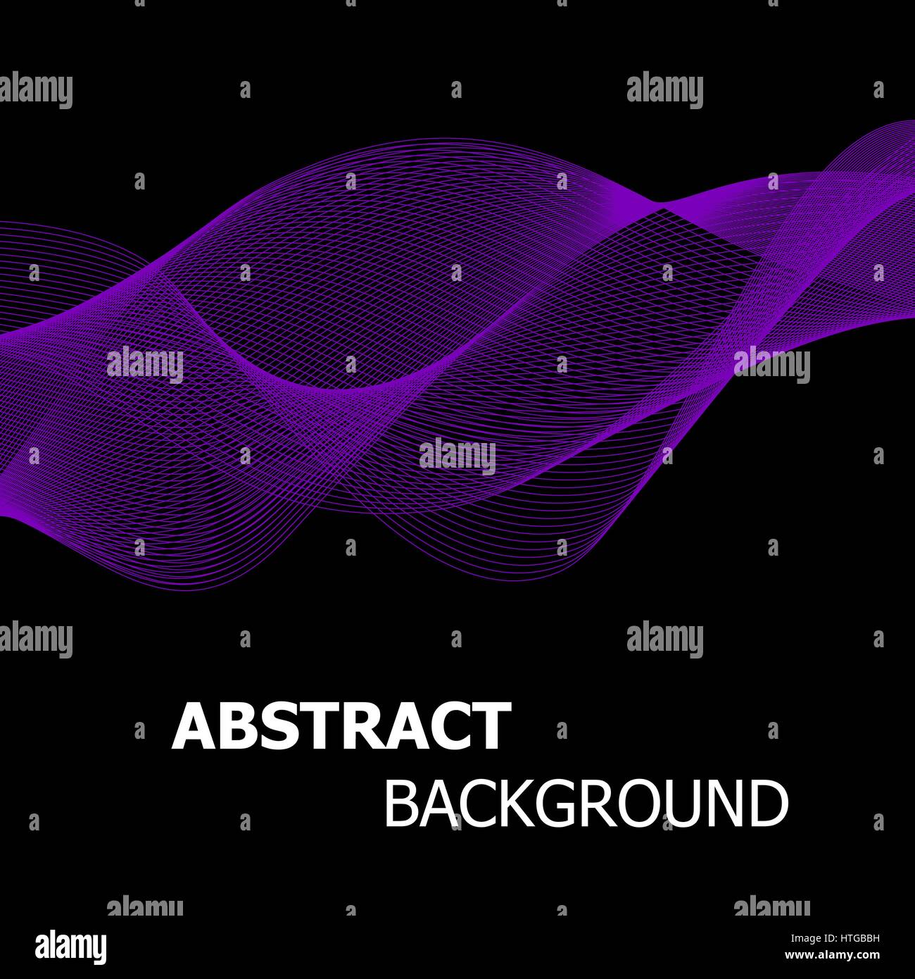Abstract purple line wave background, stock vector Stock Vector Image ...