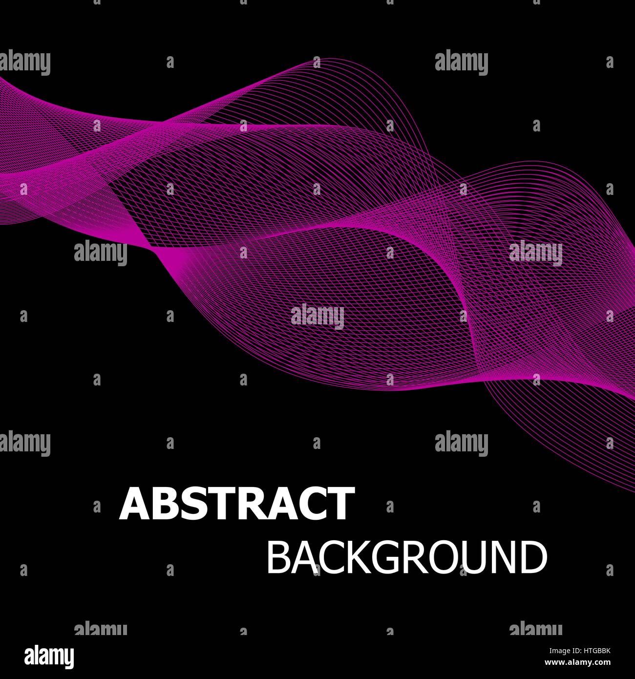 Abstract pink line wave background, stock vector Stock Vector Image ...