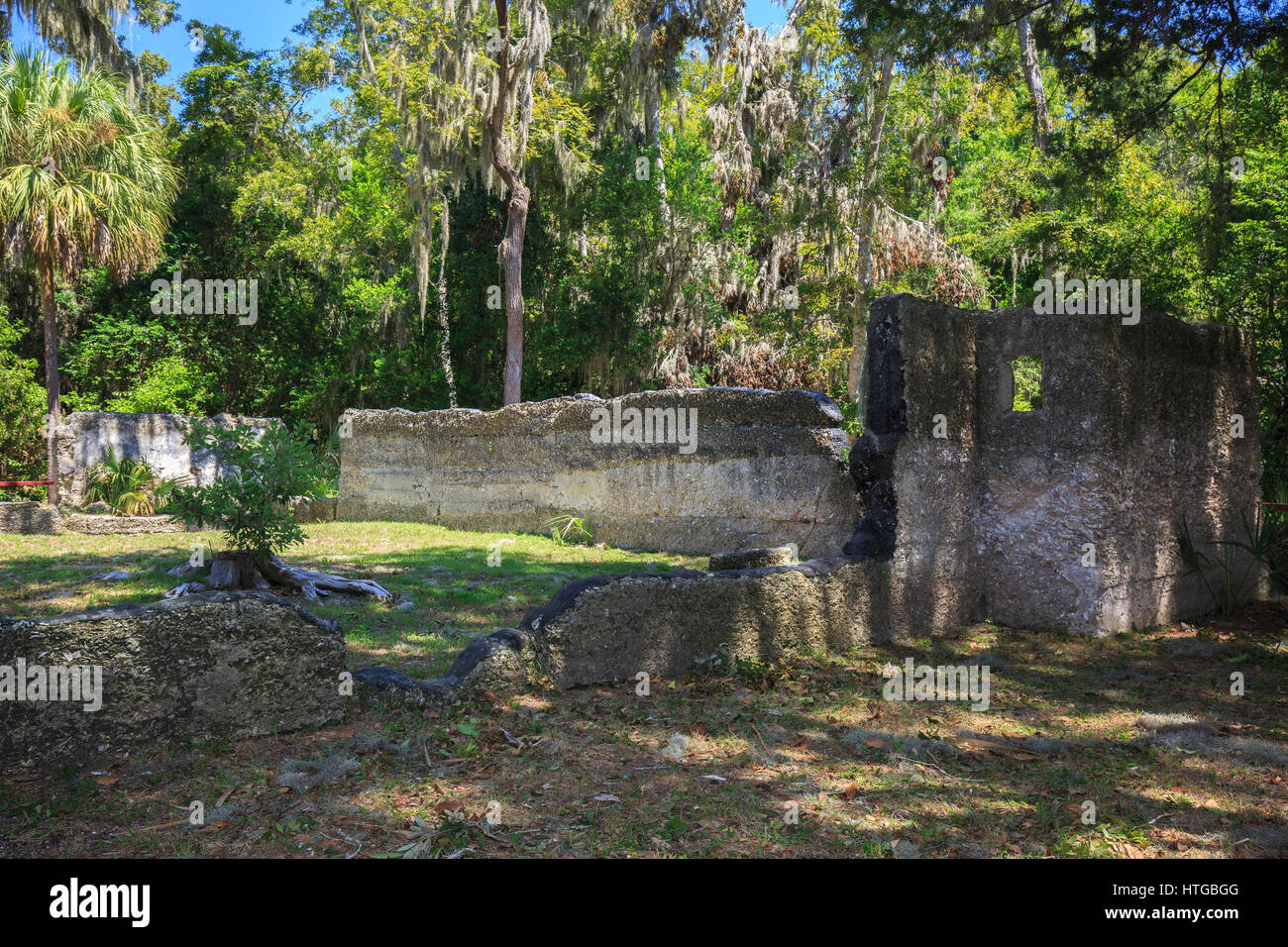 Wormsloe tabby ruins hi-res stock photography and images - Alamy