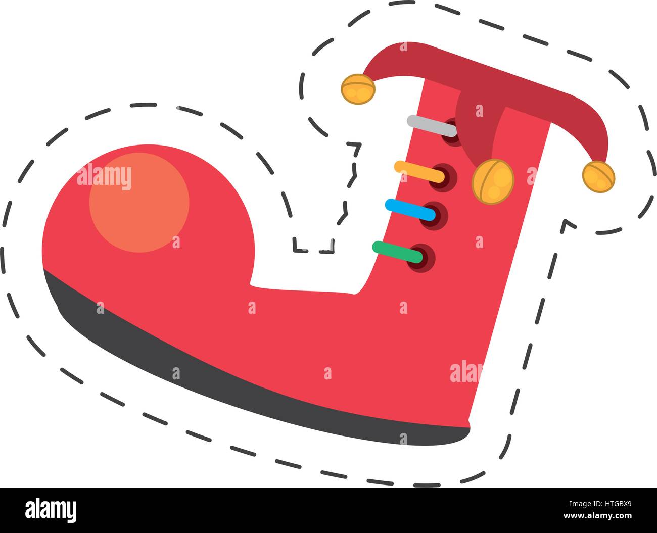 Clown feet Stock Vector Images - Alamy