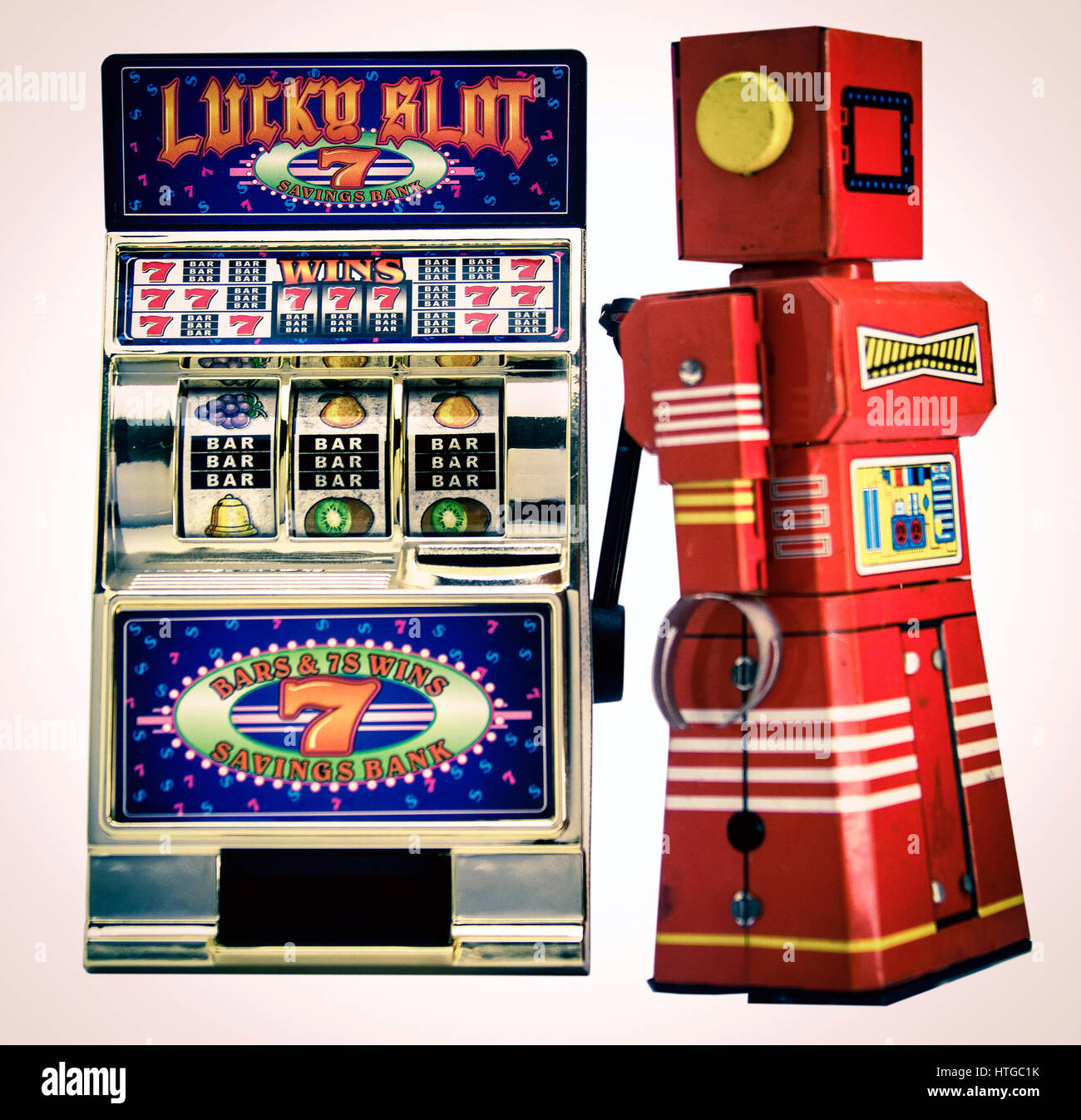 Old one armed bandit fruit hi-res stock photography and images - Alamy