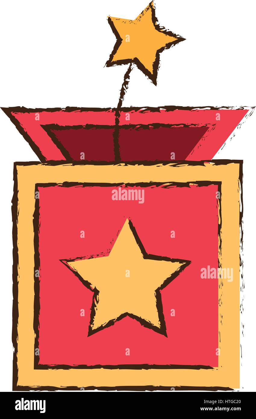 surprise box star april fools image Stock Vector Image & Art - Alamy