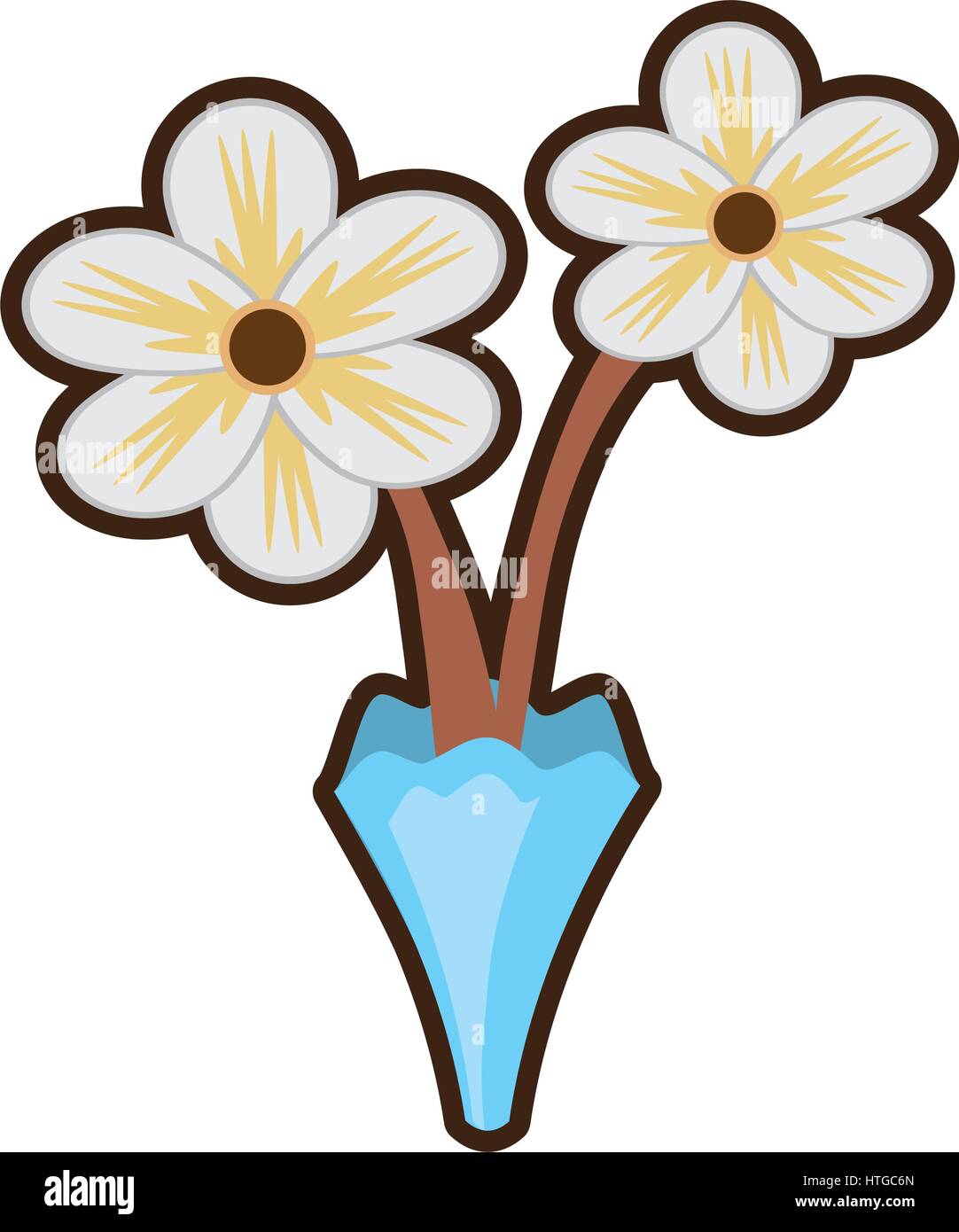 Jasmine flower leaves ornament Stock Vector Images - Alamy