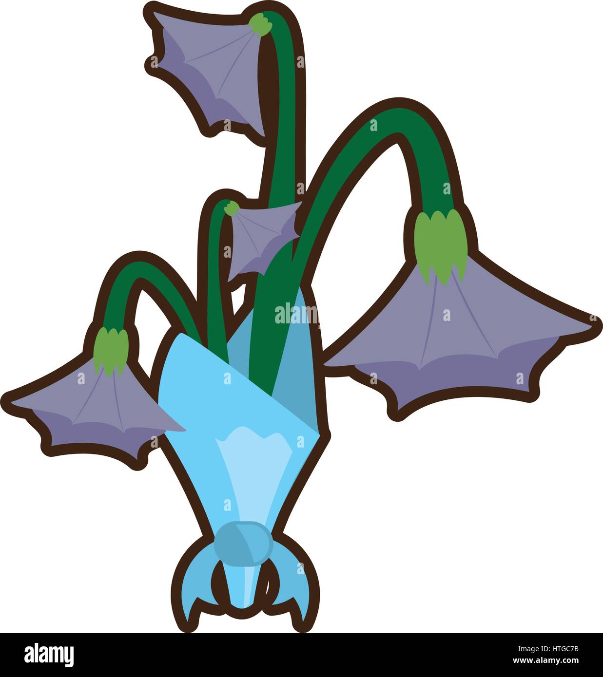 Bluebell blue bell Stock Vector Images - Alamy