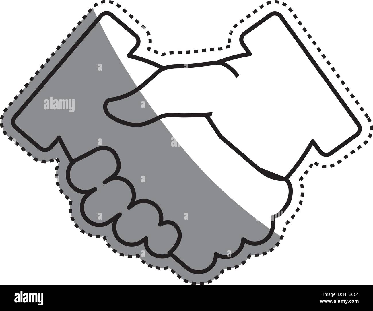 Handshake deal symbol Stock Vector Image & Art - Alamy