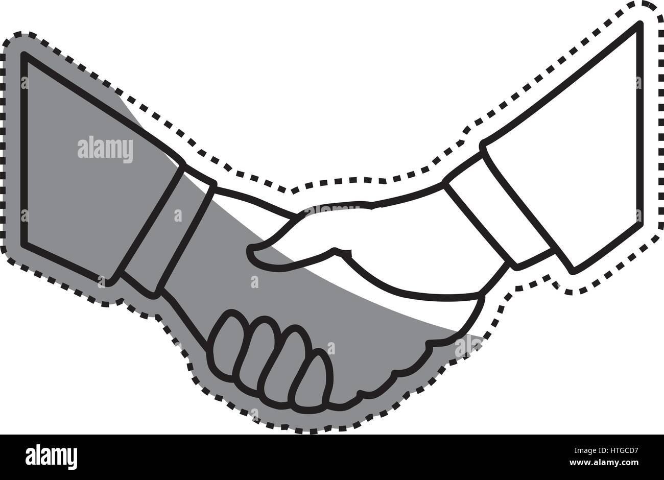 Handshake deal symbol Stock Vector Image & Art - Alamy