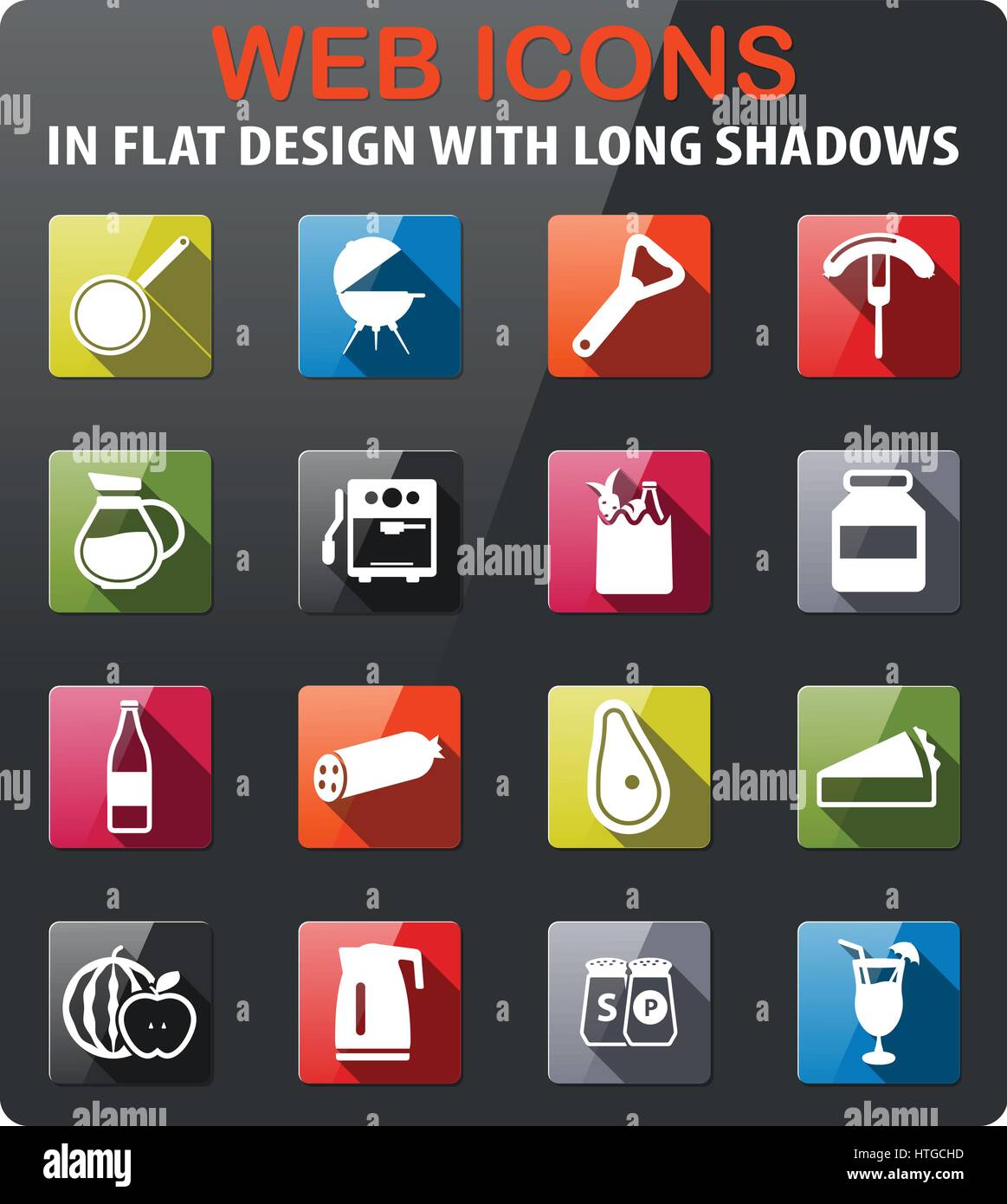 Electric grill in food Stock Vector Images - Alamy