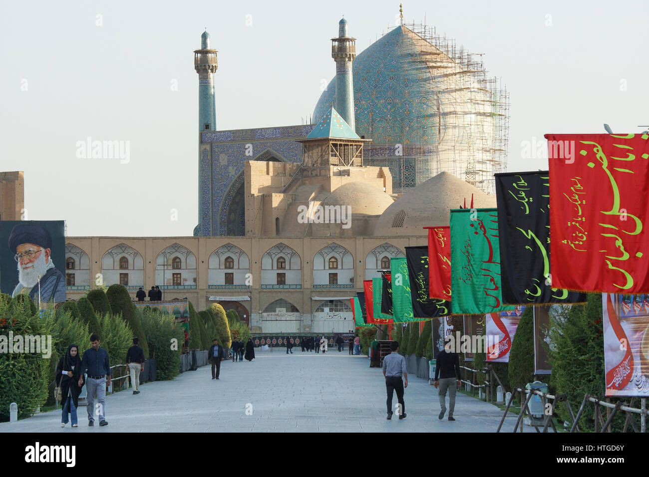 ISFAHAN, IRAN - OCTOBER 11, 2016: Imam Mosque on Meydan-e Imam during ...