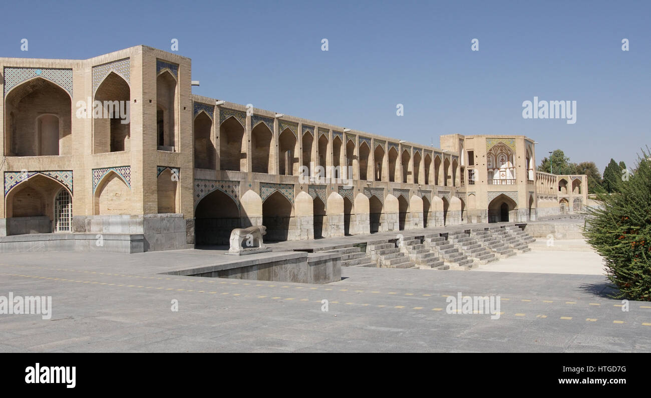Khaju Bridge, Isfahan, Iran, Asia Stock Photo - Alamy