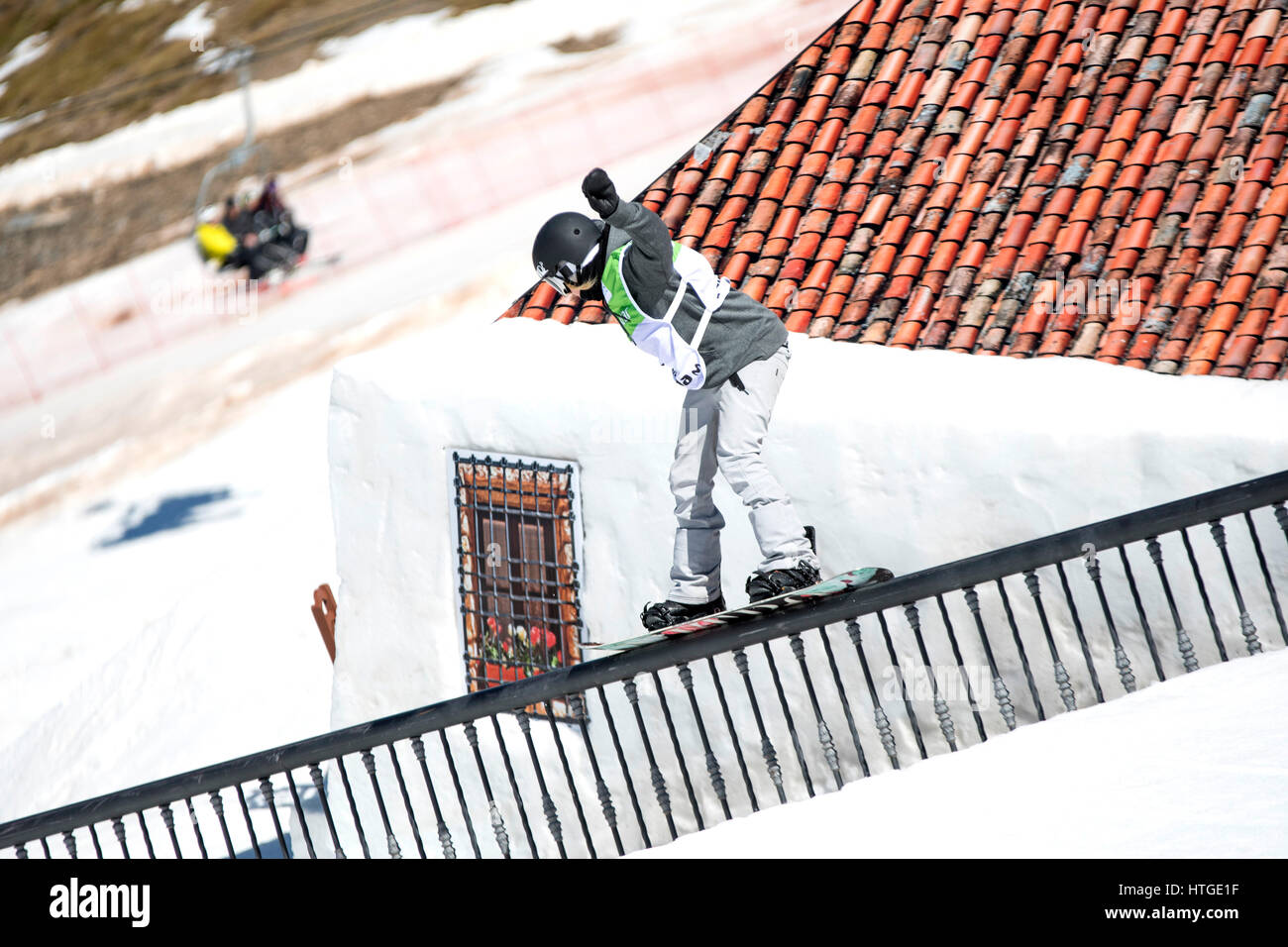 Sierra Nevada, Spain. 11th Mar, 2017. Laurie Blouin (Canada) during the ...