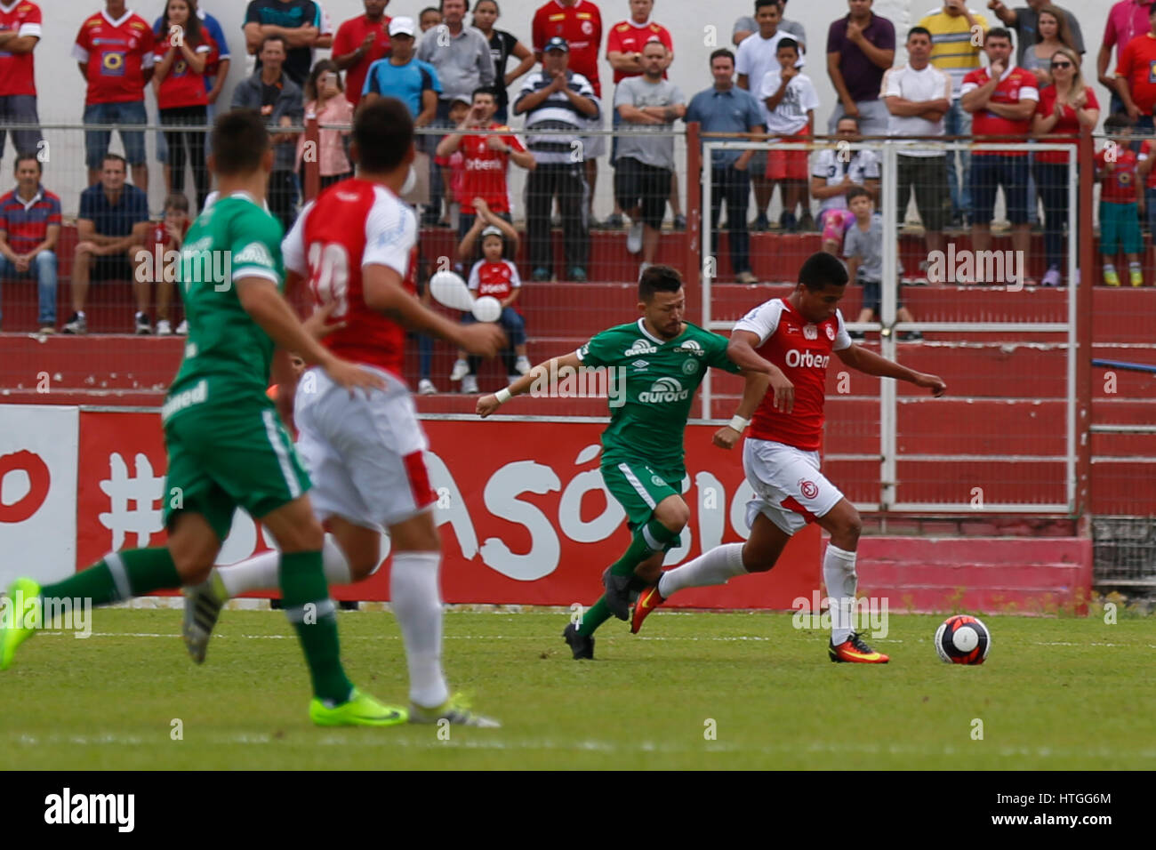 Lages, Brazil. 11th Mar, 2017. Max International and Rossi Chapecoense ...