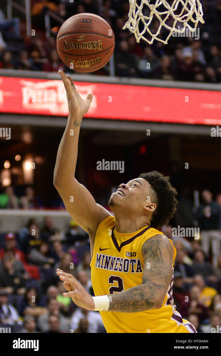 Washington, DC, USA. 11th Mar, 2017. Minnesota Guard NATE MASON (2 ...