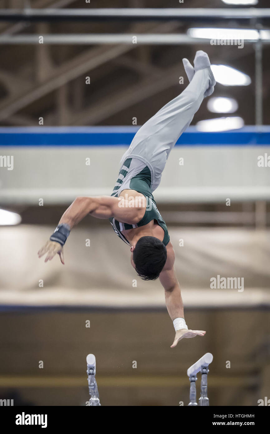 Ncaa gymnastics hi-res stock photography and images - Alamy